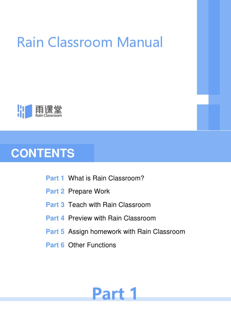 Rain Classroom Manual | PDF | We Chat | Qr Code