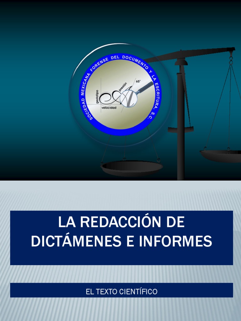 Curso Redaccion de Dictamenes e Informes | PDF | Comunicación | Verdad