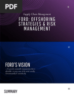 Logistic Management of Ford Motor Company | PDF