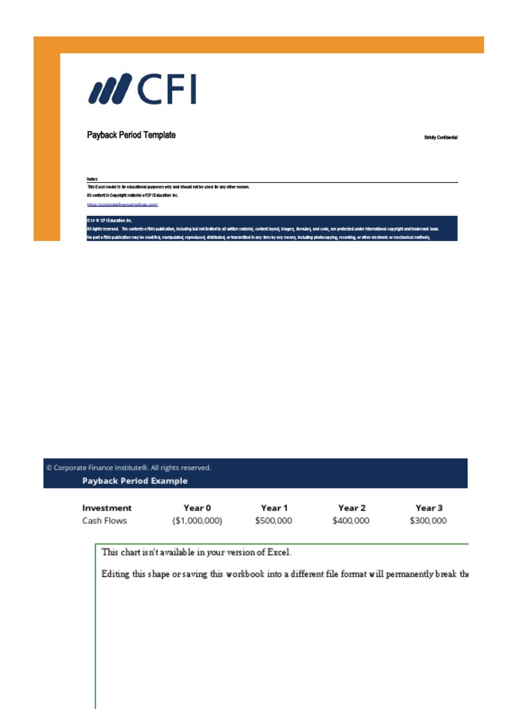 Payback Period Template | PDF