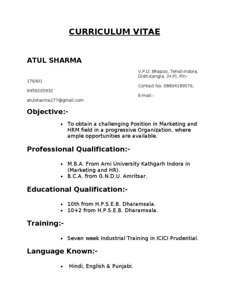 Atul Resume | PDF