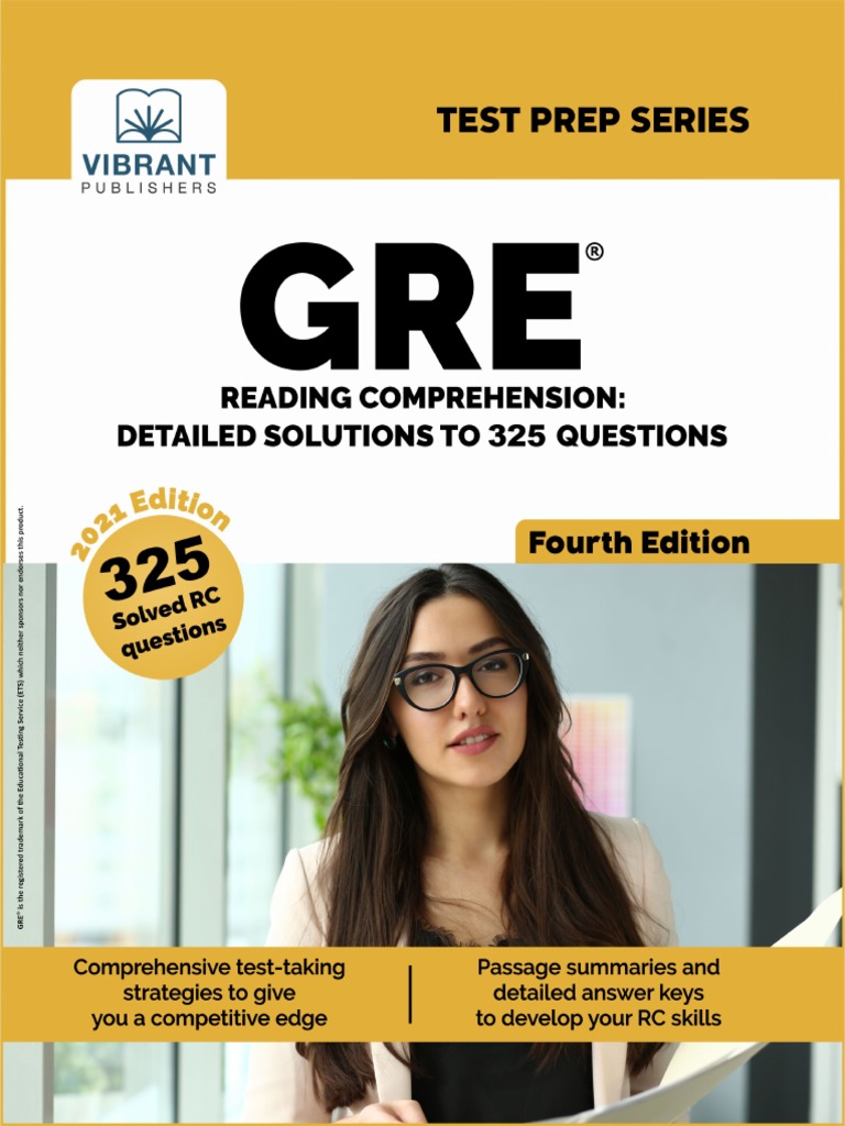 GRE Reading Comprehension: Detailed Solutions To 325 Questions | Download Free PDF | Graduate ...