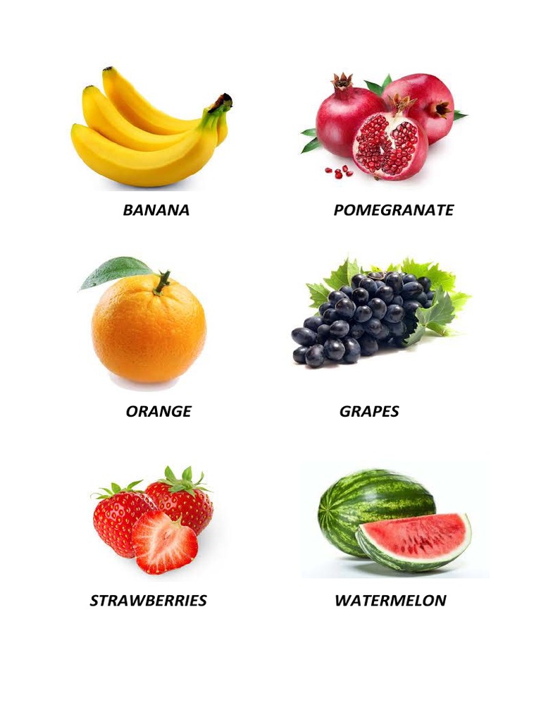 Fruits and vegetables A-Z guide | PDF