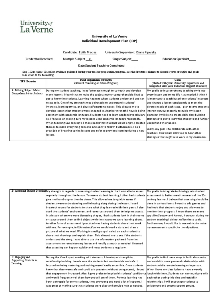 Induction Plan | PDF | Lesson | Mindset