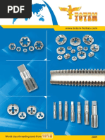 Somta Drill Sizes For Tapping PDF | PDF | Machines | Tools