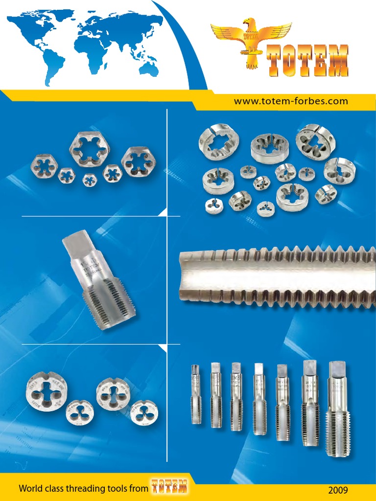 Totem Thread Catalogue | PDF | Metalworking | Tools