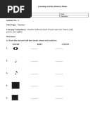Worksheets in MAPEH Music | PDF | Elements Of Music | Notation