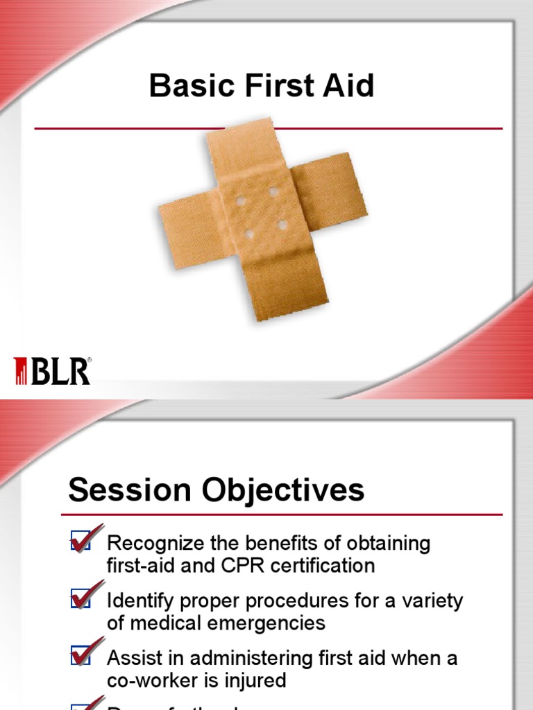 Basic First Aid | PDF | First Aid | Cardiopulmonary Resuscitation