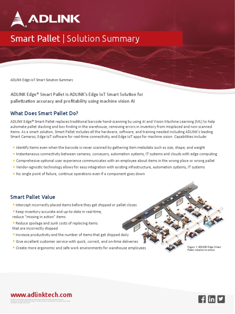 Smart Pallet - Solution Summary | PDF | Internet Of Things | Cloud ...