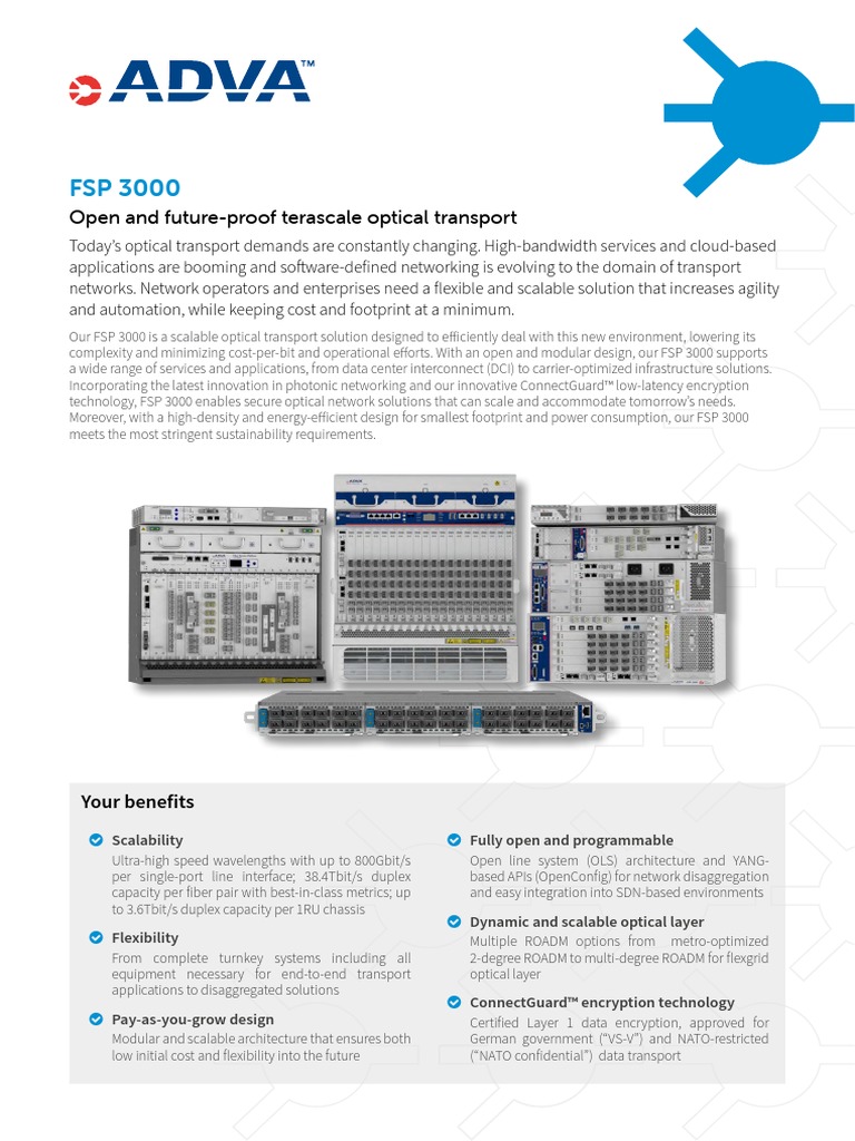 FSP 3000 PDF | PDF | Wavelength Division Multiplexing ...