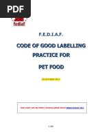 FEDIAF Pet Food Labelling Guidelines | PDF | Genetically Modified ...
