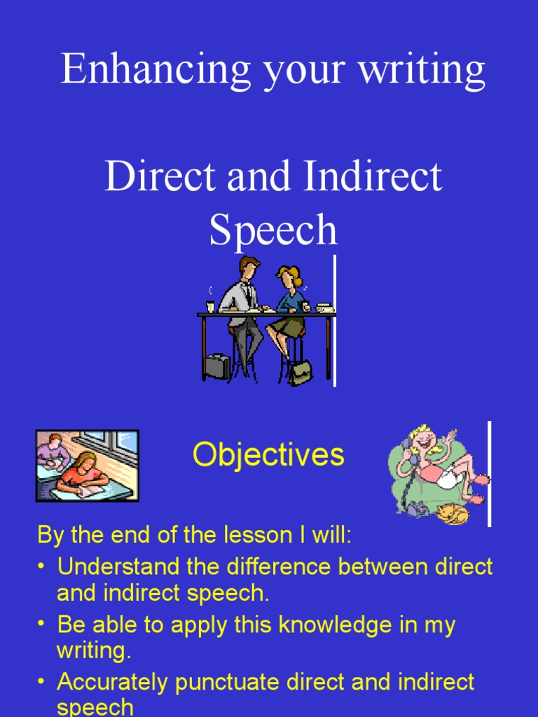 Direct Indirect Speech SD | Download Free PDF | Verb | Linguistic Typology