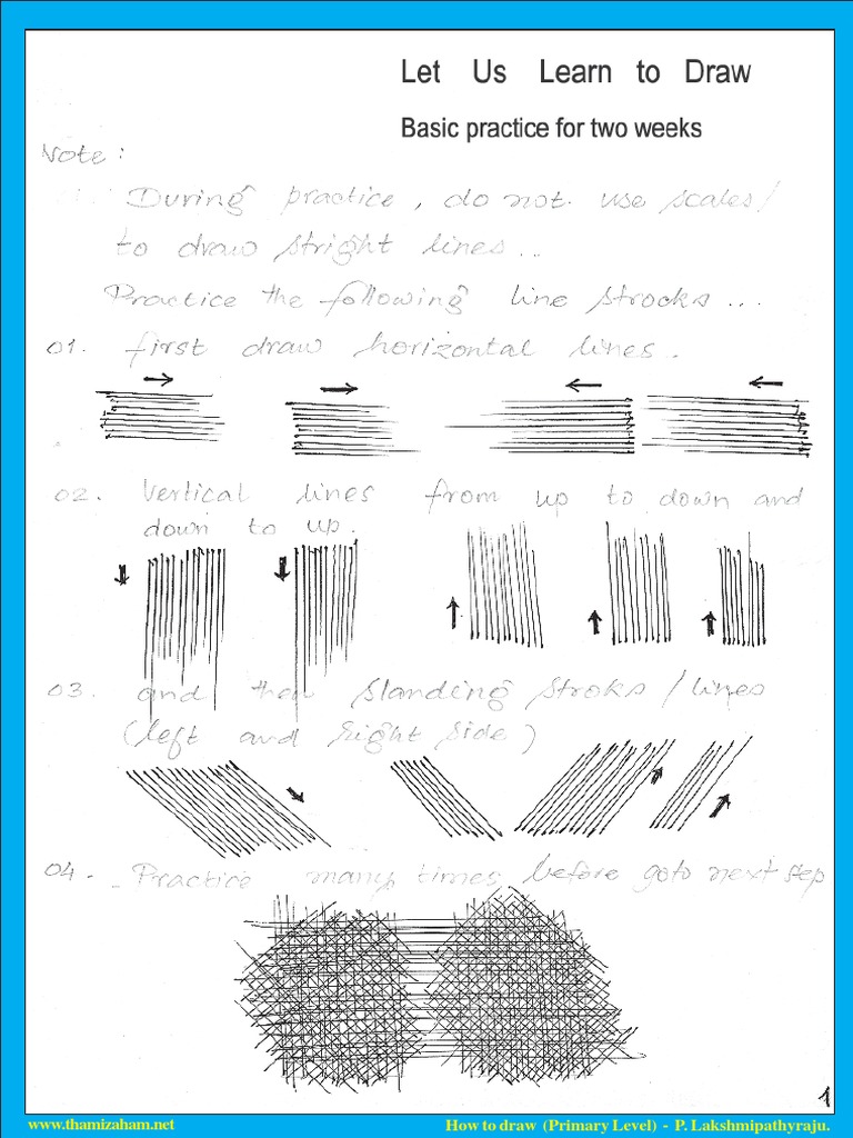 How To Draw (Primary Level) - P. Lakshmipathyraju | PDF