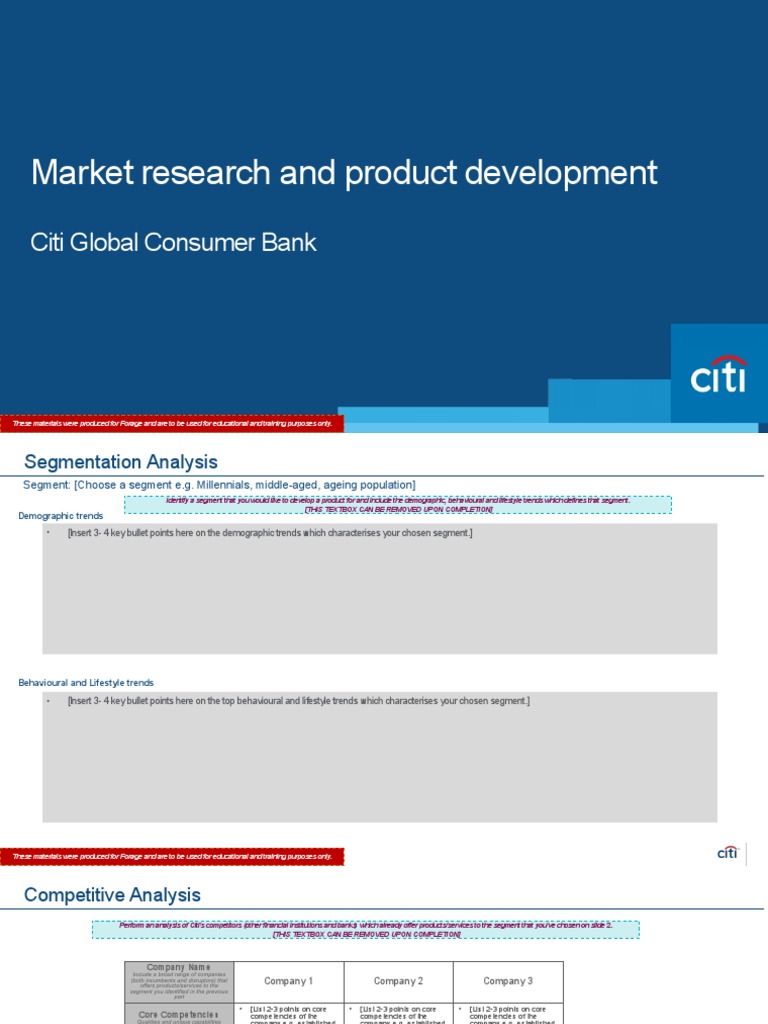 2.B. Segmentation Task Template | PDF | Market Segmentation | Brand