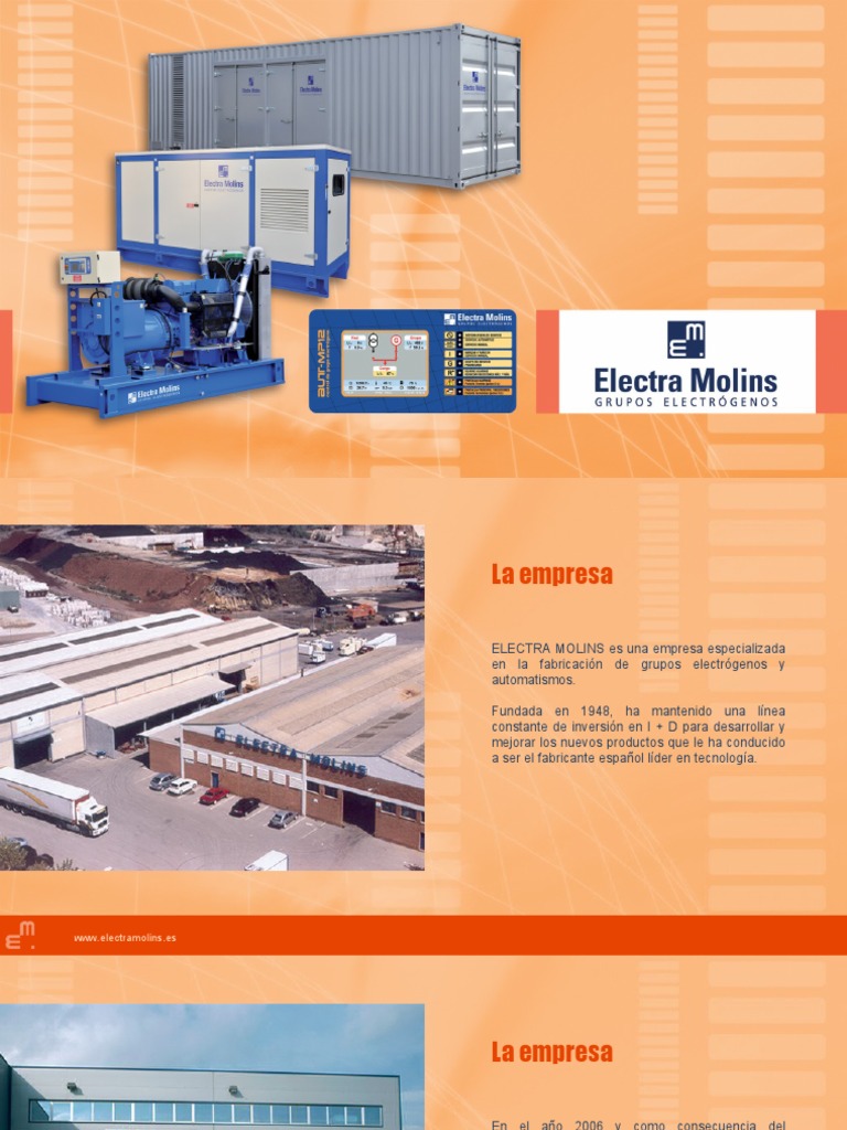 Presentacion Electra Molins PDF | PDF | Electricidad | Ingenieria Eléctrica