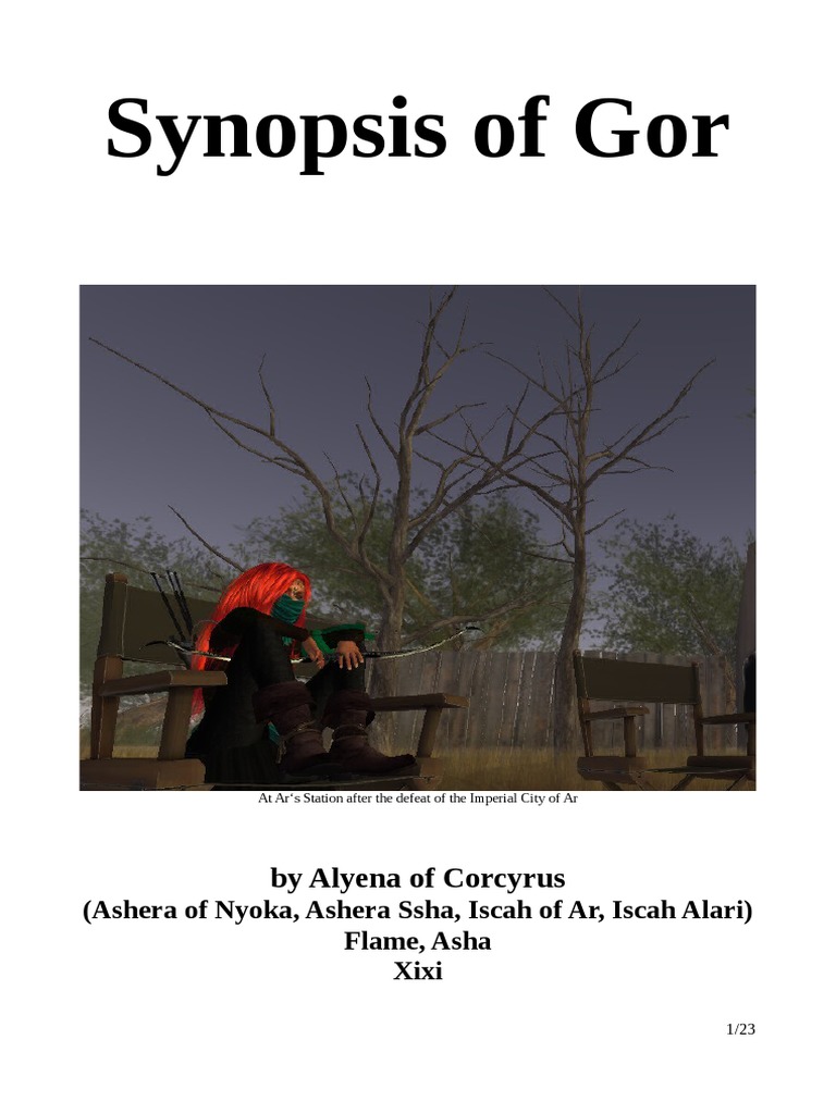 Synopsis of Gor: by Alyena of Corcyrus | PDF | Gor | Homo