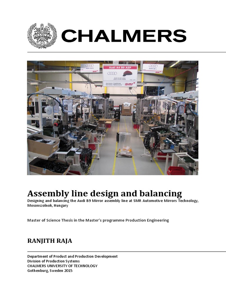 Assembly Line Design and Balancing PDF | Download Free PDF | Human ...