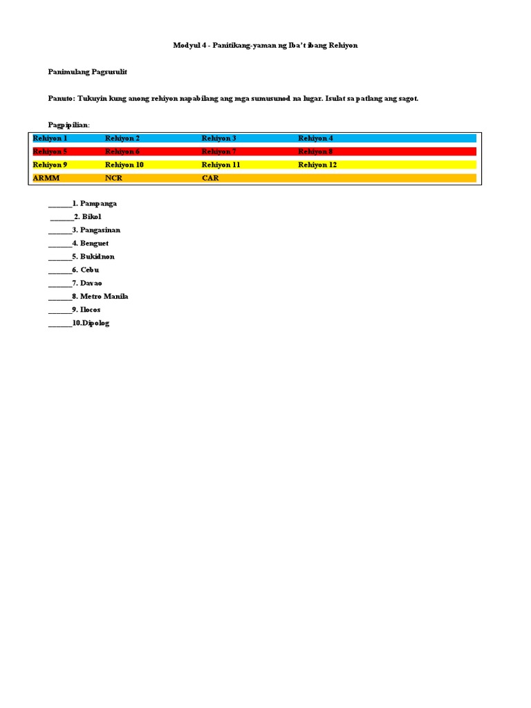 SPEC 108 Modyul 4 | PDF