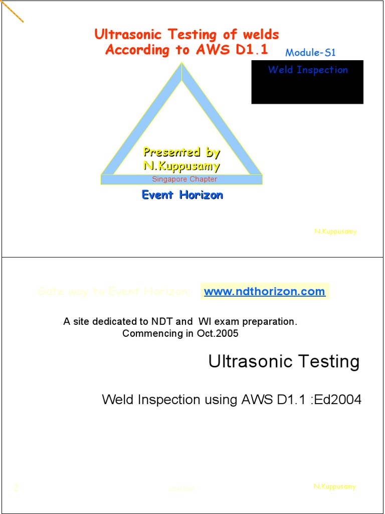 UT LEVEL-2 Part-1 | PDF | Ultrasound | Welding