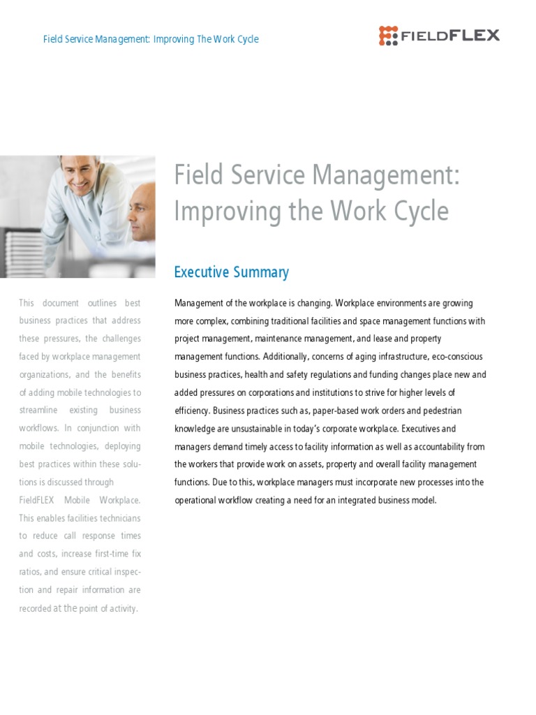 FieldFLEX Whitepaper Field Service Management 1 PDF | PDF | Business ...