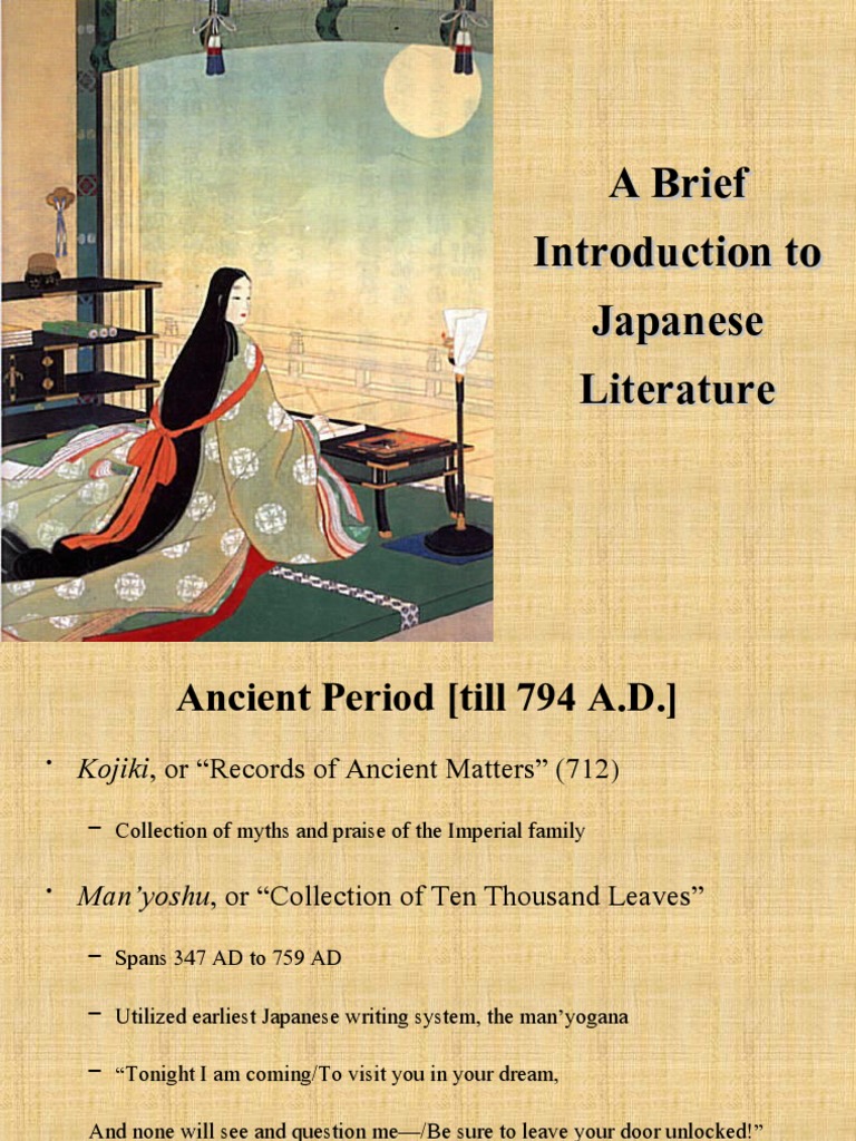 A Brief Introduction To Japanese Literature | PDF | The Tale Of Genji ...