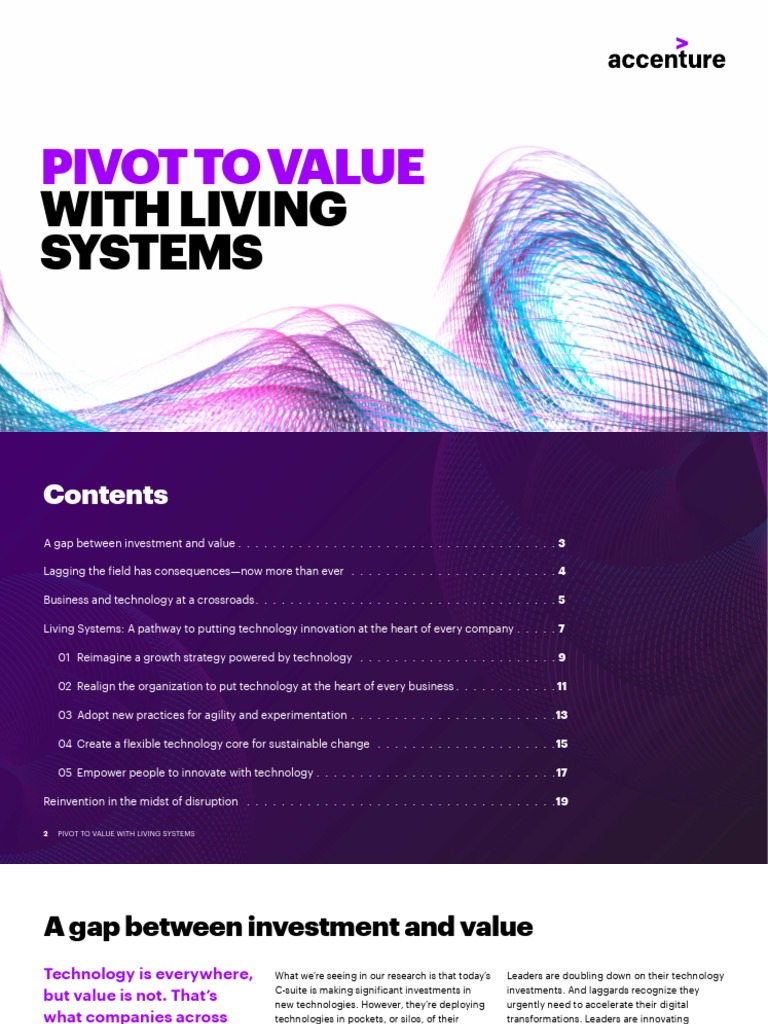 Pivot To Value: With Living Systems | PDF | Disruptive Innovation ...