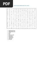 Sopa de Letras: Sistema Circulatorio | PDF