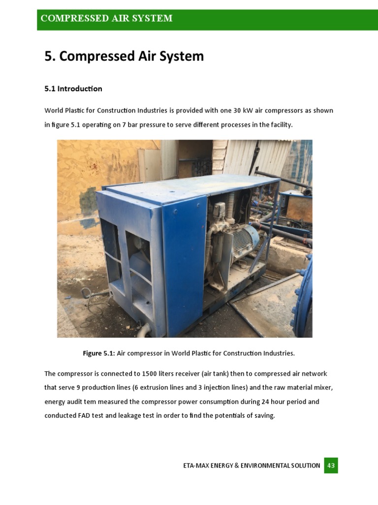 8.chapter 5 Compressed Air System | Download Free PDF | Kilowatt Hour ...