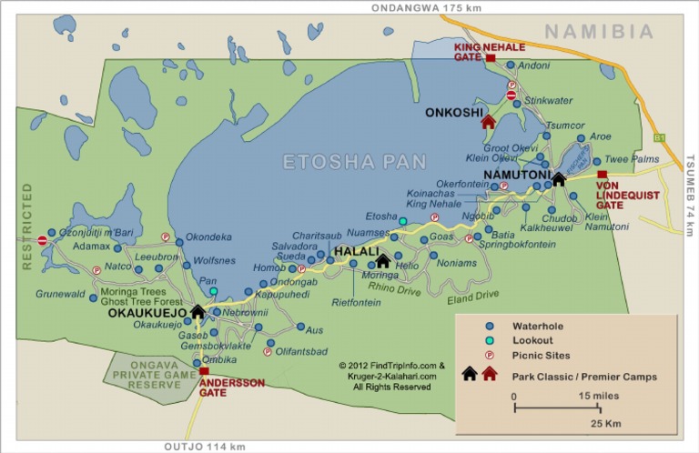 Map Etosha East | PDF