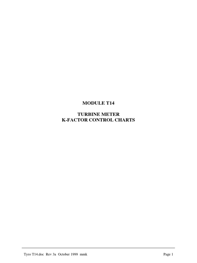 T14 Control Charts PDF | PDF
