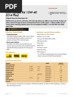 Shell Argina S2 40 TDS | PDF | Lubricant | Motor Oil