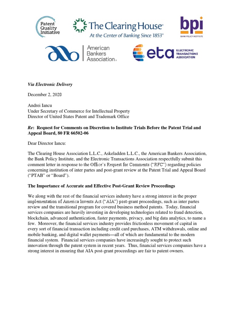 Clearing House | PDF | Reexamination | Lawsuit