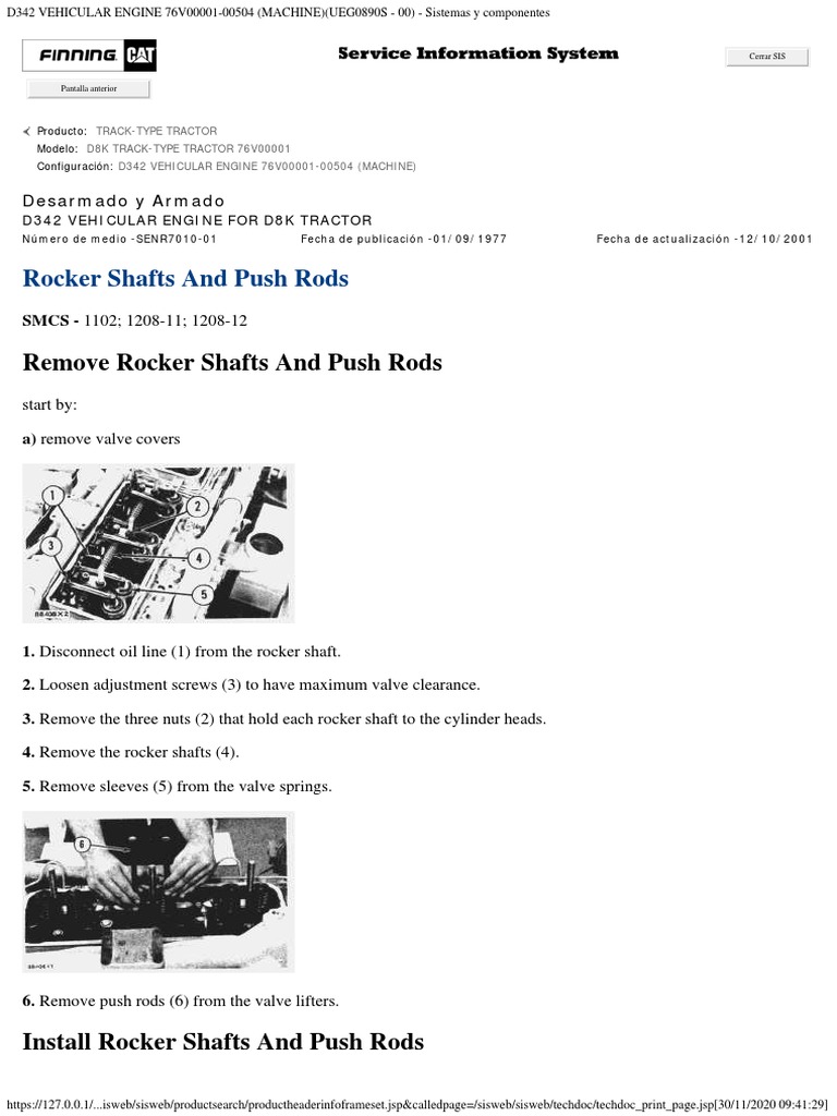 D342 Vehicular Engine 76V00001 | PDF | Technology & Engineering