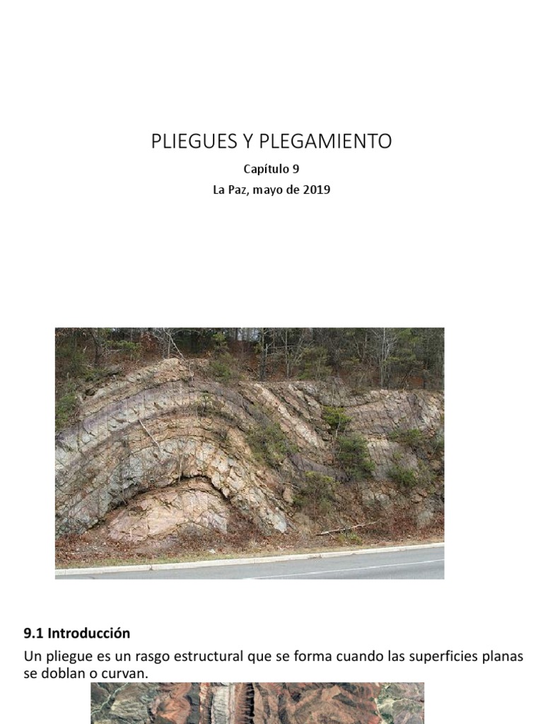 Cap 9 Pliegues y Plegamiento PDF | PDF | Geometría | Geología