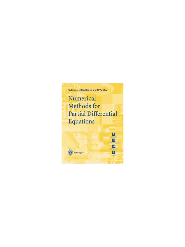 Numerical Methods For Partial Differential Equations | PDF