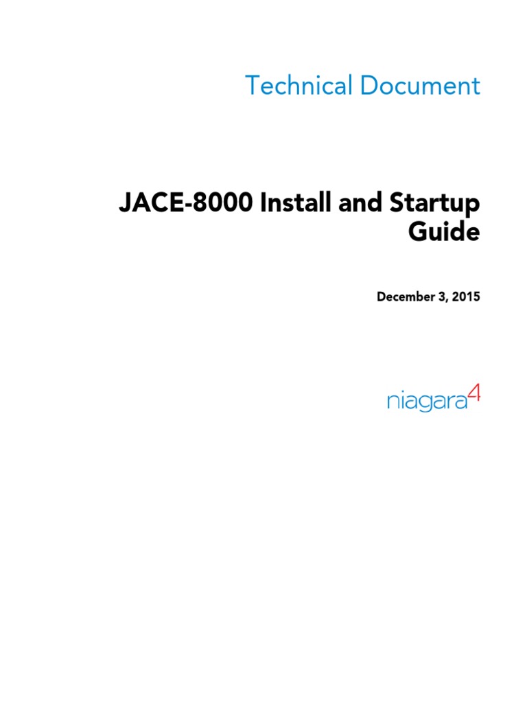 Jace8000Startup Guide | PDF | Network Interface Controller | Transport ...