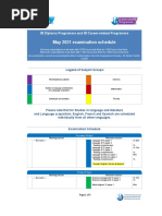Ib Timetable Student Version 2025 | PDF