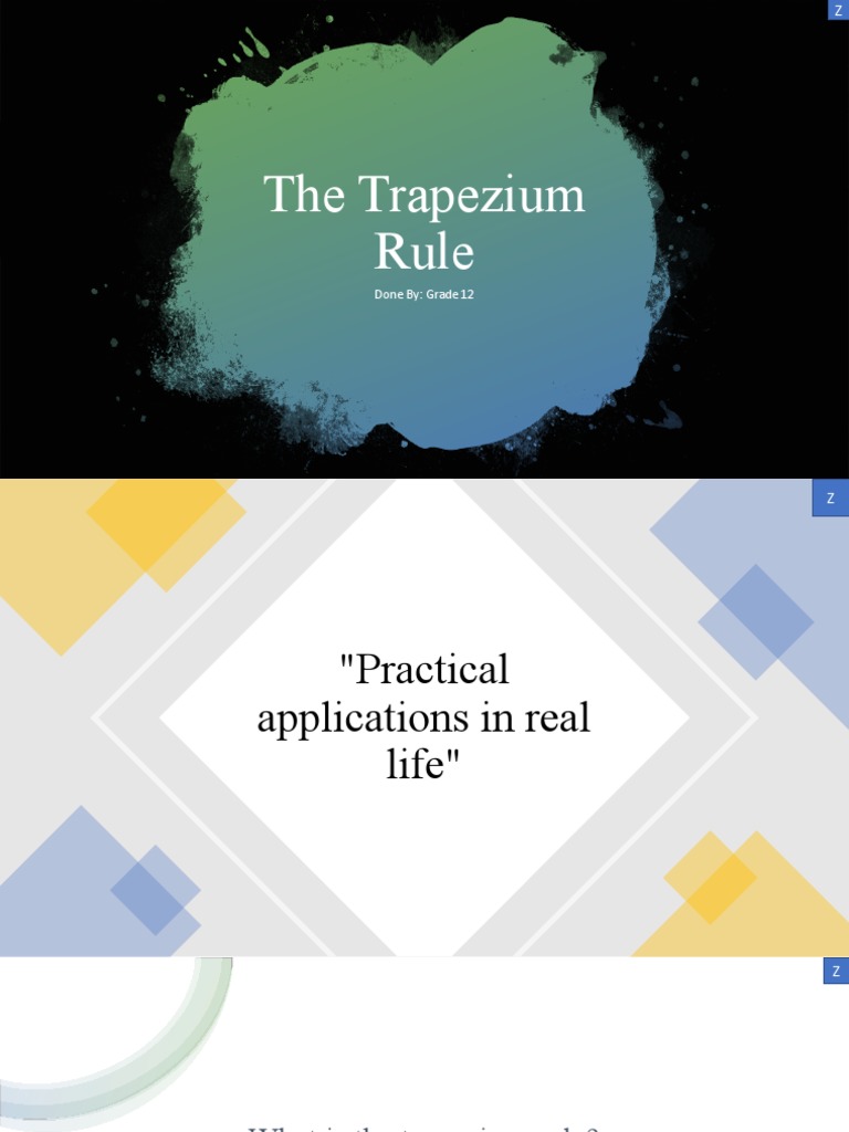 The Trapezium Rule in Real Life Applications | PDF