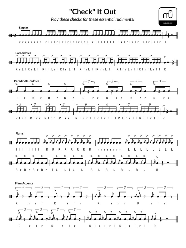 Check It Out PDF | PDF | Rhythm And Meter | Drumming