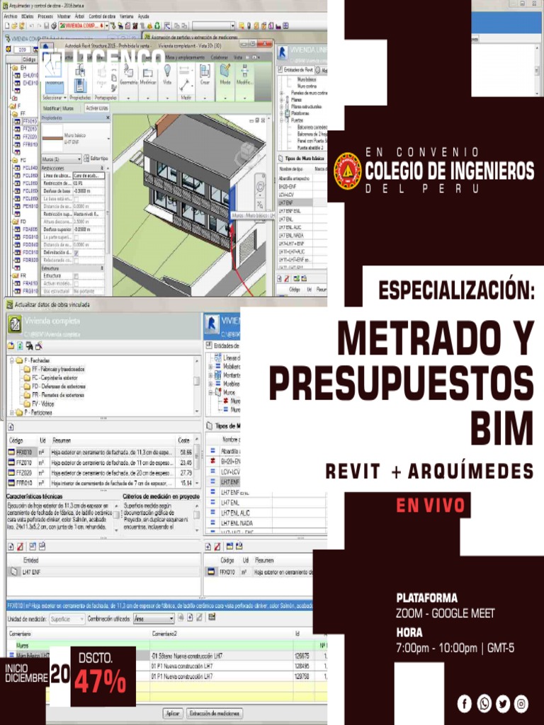 Metrado y Presupuesto Bim | PDF | Autodesk Revit | Informática y tecnología de la información