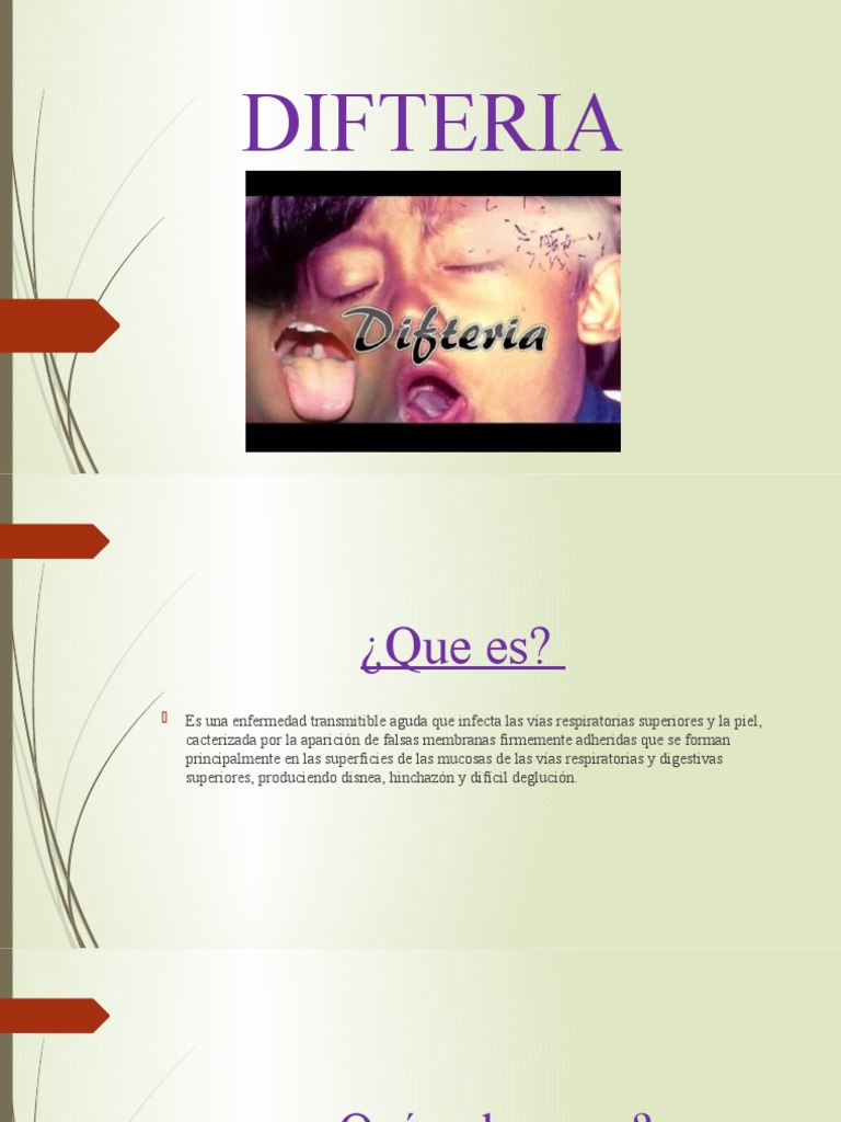 DIFTERIA | PDF | Epidemiología | Medicina