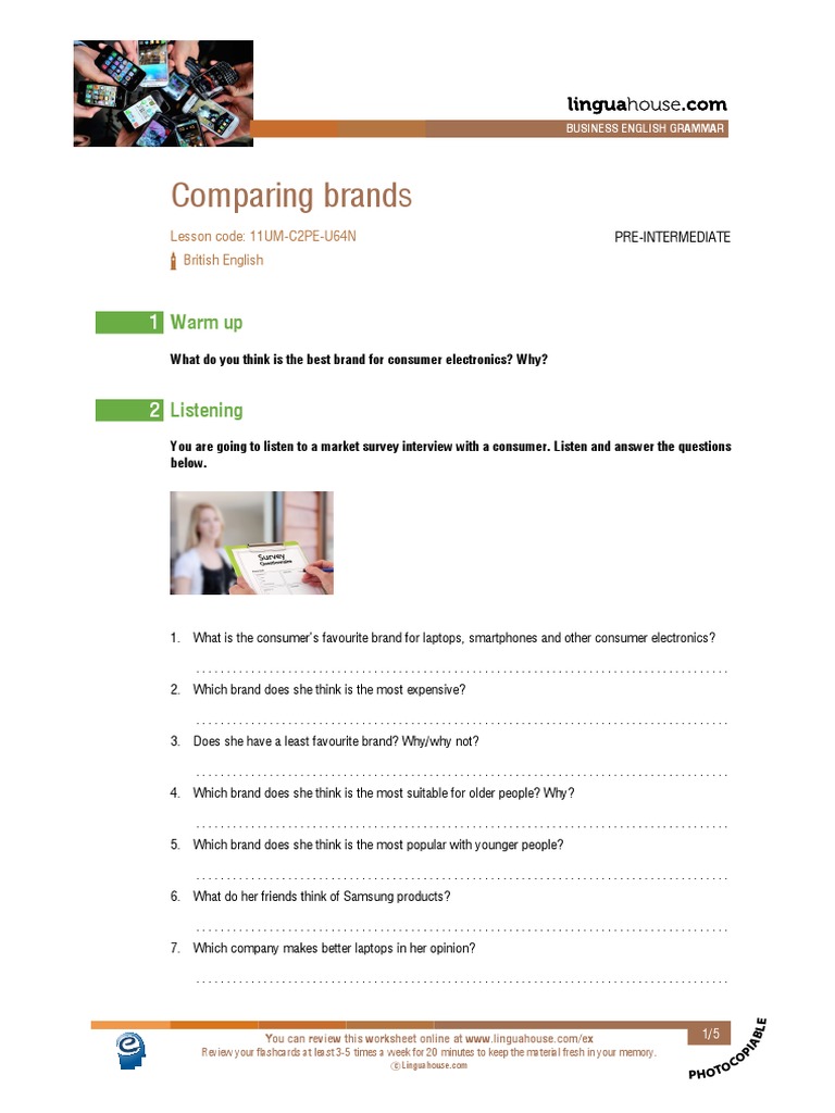 Comparative-Superlative Task | PDF | Brand