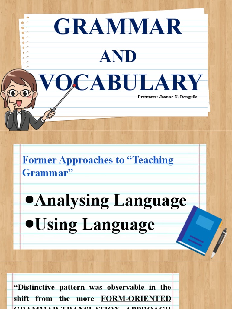 Grammar and Vocabulary | PDF
