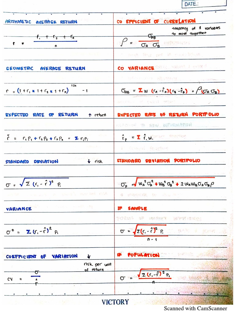 Financial Management 2 Notes | PDF