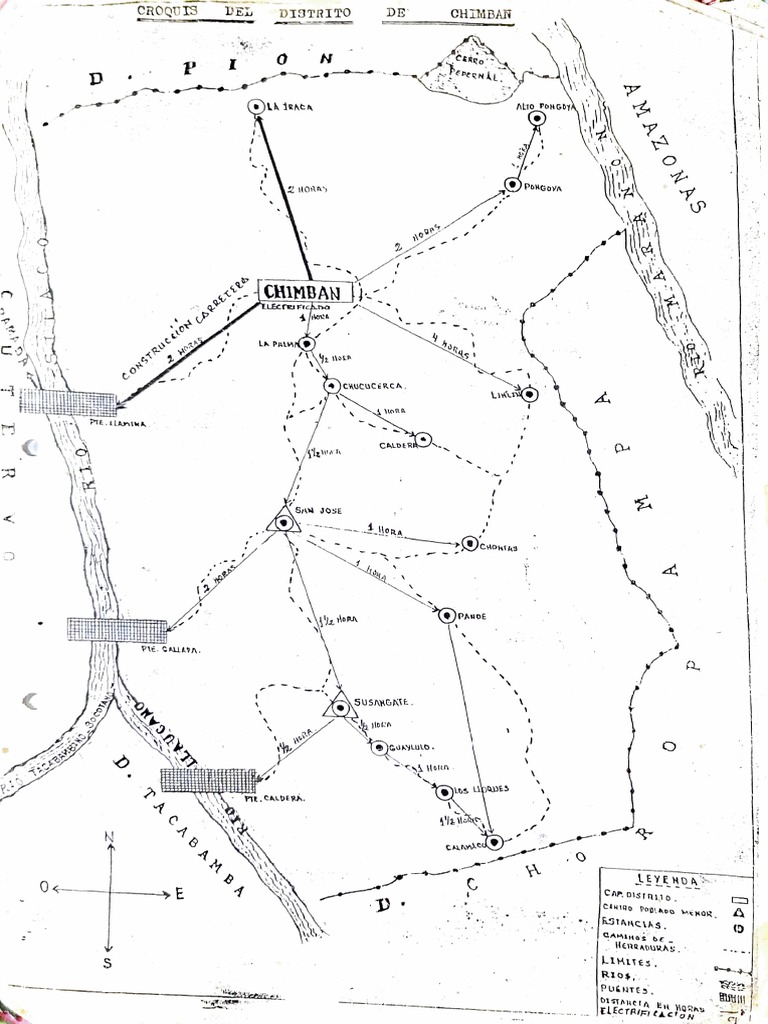 Croquis Del Distrito de Chimban PDF | PDF