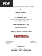 Industrial TRAINING PROJECT REPORT FORMAT | PDF | Computing