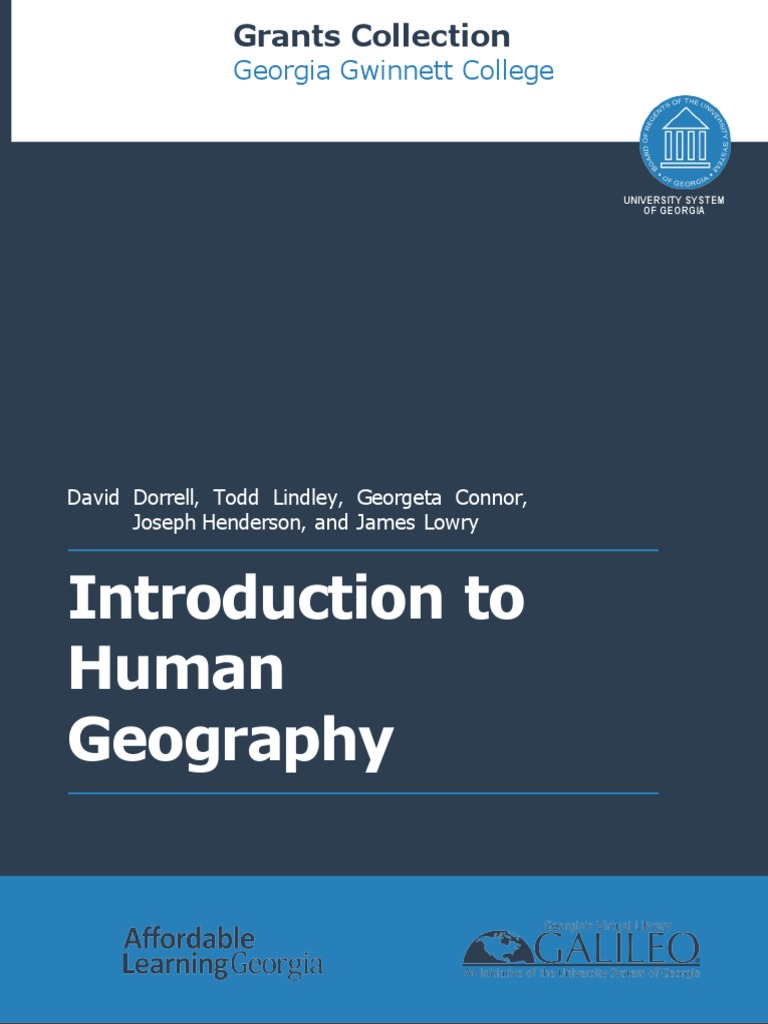 Introduction To Human Geography (GGC) | PDF | Textbook | Books