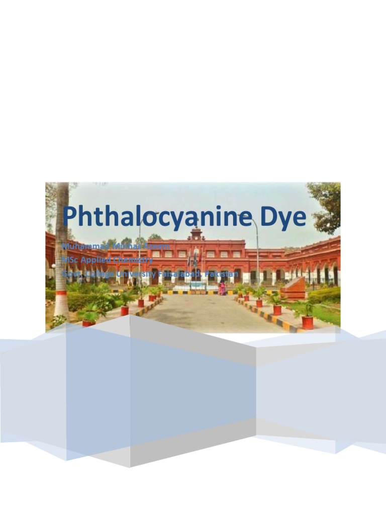 Phthalocyanine Dye Overview | PDF | Molecules | Atoms