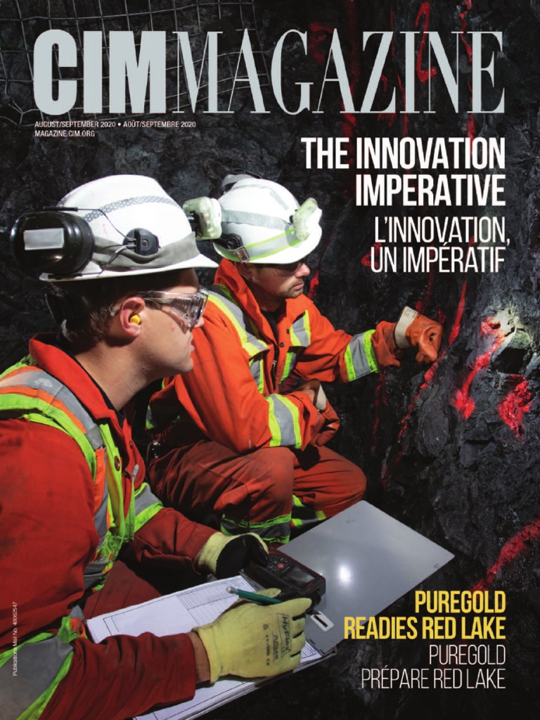 CIM Magazine AugSept2020 Smarter Drilling FT | PDF | Mining | Drilling Rig
