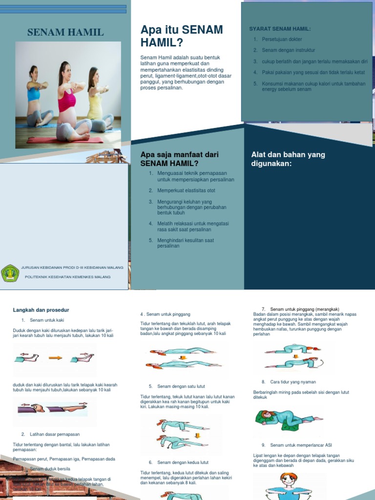 Leaflet Senam Hamil | PDF